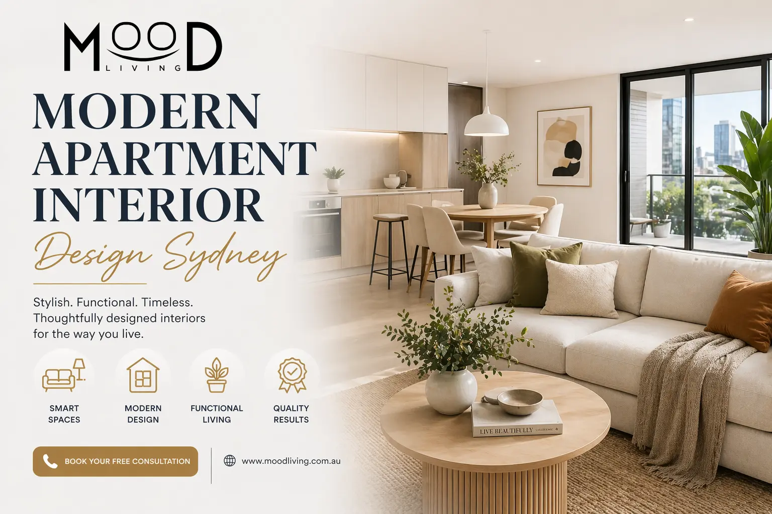 Modern Apartment Interior Design Sydney | Expert Designers